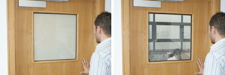 Switchable Smart Glass Privacy Doors | Intelligent Glass